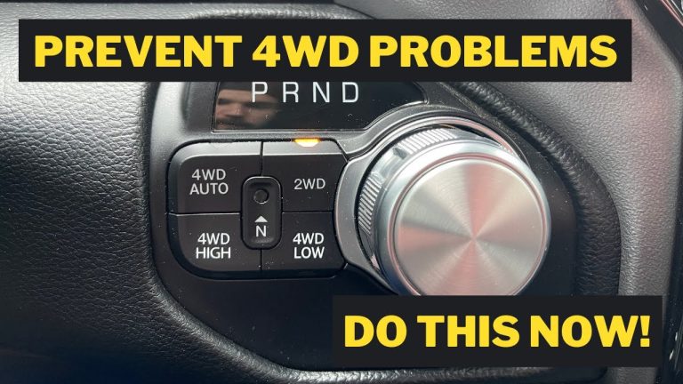 Dodge Ram 1500 4 Wheel Drive Problems: Common Issues & Solutions