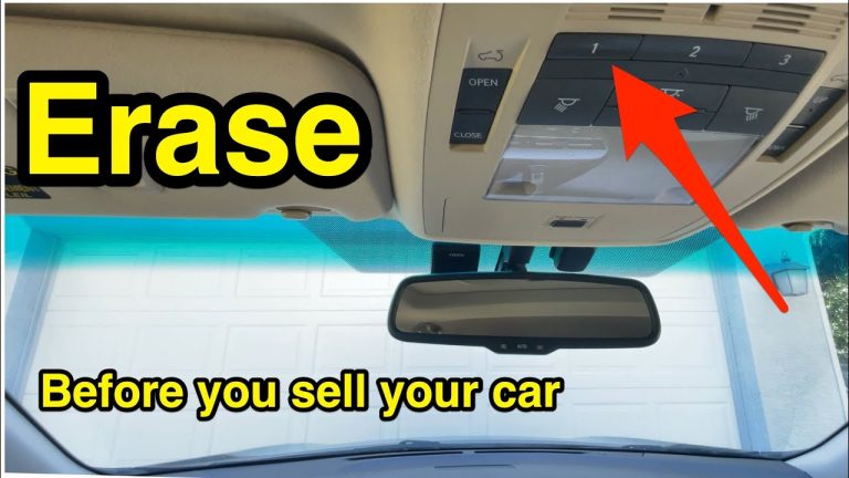 How to Disable Homelink Garage Door Opener: Step-by-Step Guide